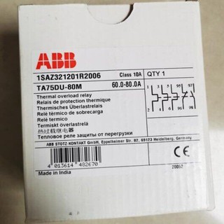 【全新】全新 Abb TA75DU-80M 熱過載繼電器 55-80A 免運費#LJ | 蝦皮購物
