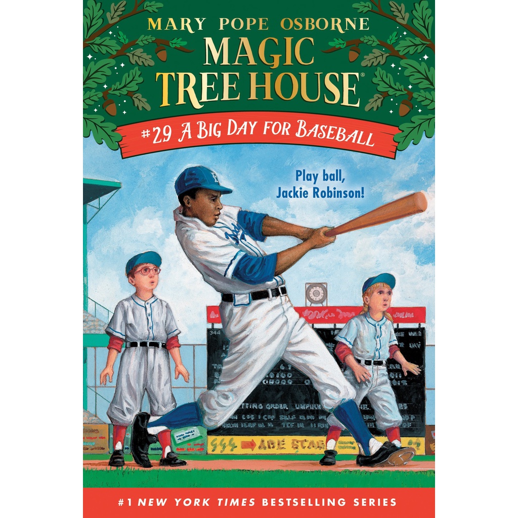 Magic Tree House #29: A Big Day for Baseball (平裝本)/Mary Pope Osborne【禮筑 ...