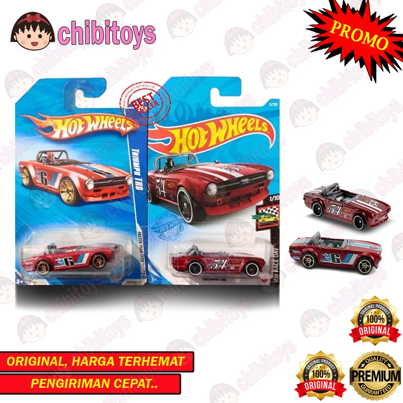 MATTEL Merah Hotwheels TRIUMPH TR6 2020 Red FTE 比以往更快新車經典可轉換 | 蝦皮購物