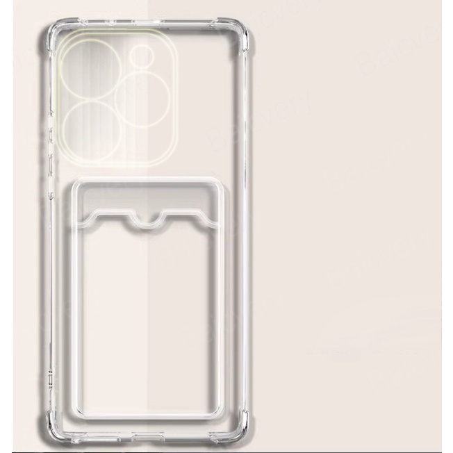 Itel P55 4G A666L / ITEL P55 NFC 透明透明手機殼卡夾袋軟矽膠背部保護防震蓋 | 蝦皮購物
