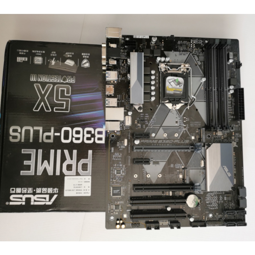 全新盒裝Asus/華碩PRIME B360-PLUS主板1151針支持8代9代CPU DDR4 | 蝦皮購物