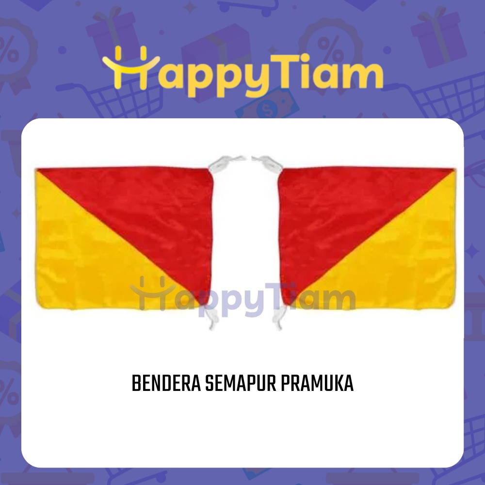 Merah SEMAPHORE SEMAPHORE SEMAPHORE 紅黃童子軍旗 | 蝦皮購物
