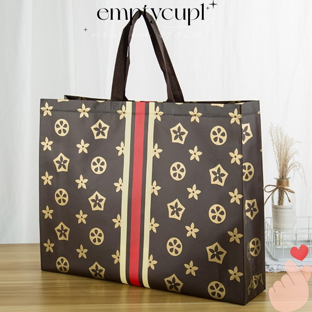 EMPTYCUP腋下包,大容量時尚單肩包,2024復古無紡布休閒通勤包派對 | 蝦皮購物