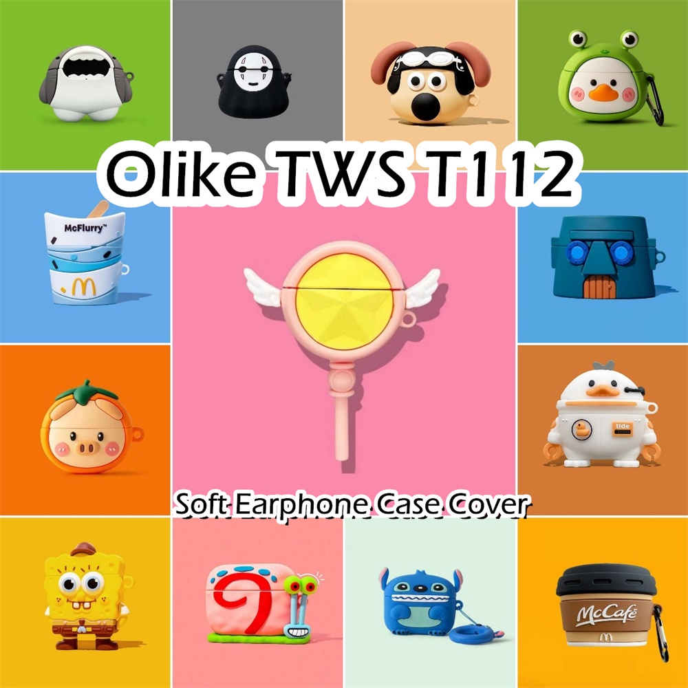 【imamura】適用於Olike Tws T112 Case防摔卡通系列軟矽膠耳機套外殼保護套NO.2 | 蝦皮購物