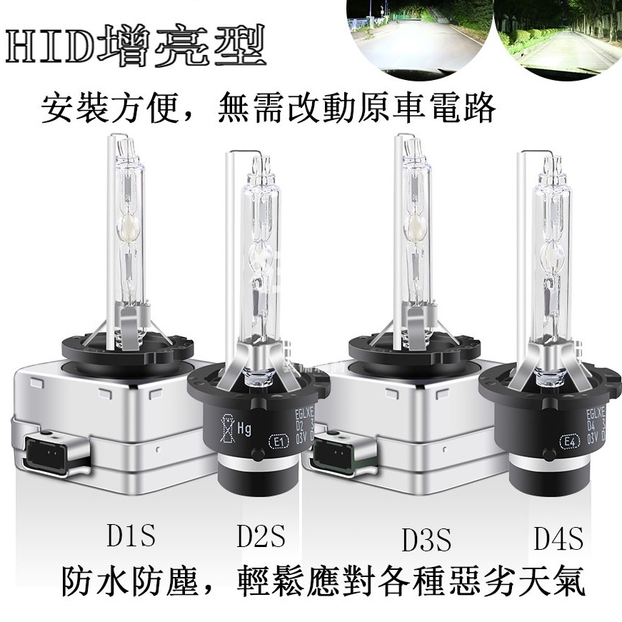 【狂飆】 原裝HID D1S D2S D3S D4S HID燈泡 氙氣燈 大燈 LED 6000K 高/近光 高亮 | 蝦皮購物