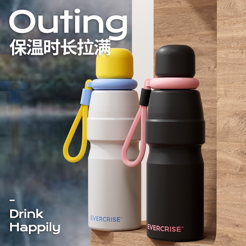 【現貨】EVERCRISE大口哈保溫杯 高顏值水杯 大容量隨行保溫杯 男女食品級316不鏽鋼水杯子 | 蝦皮購物