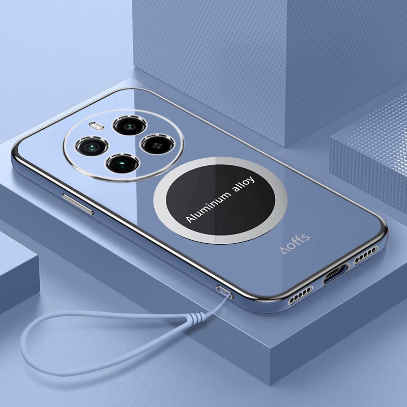 殼小二 高級殼 realme GT5 Pro 手機殼 保護套 RMX3888 防摔 男女 直邊電鍍磁吸 掛繩 保護殼 | 蝦皮購物