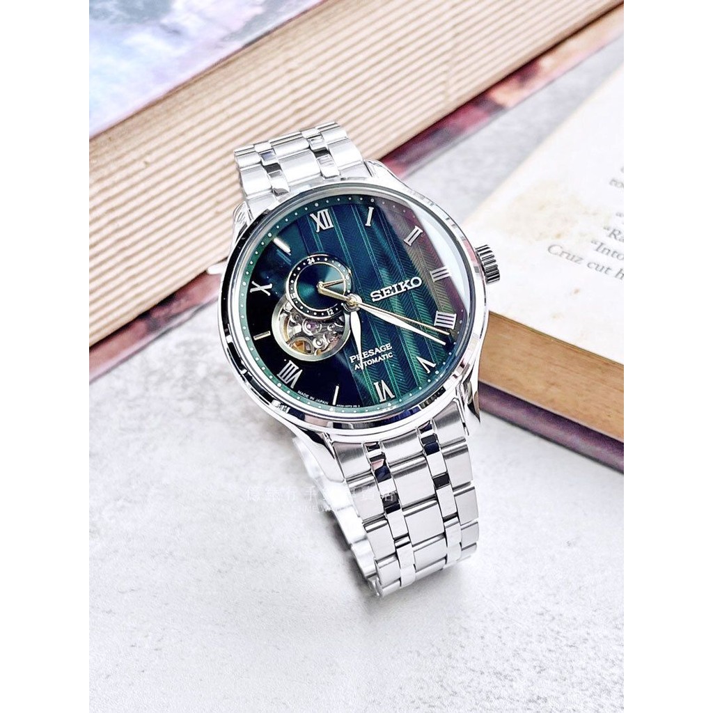 SEIKO 精工 PRESAGE 庭園系列 開芯鏤空 機械錶 4R39-00W0G SSA463J1 公司貨 | 蝦皮購物