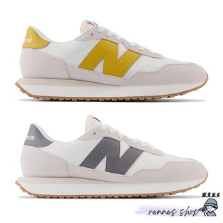 【Rennes 】【Rennes 】New Balance 237 男鞋 女鞋 休閒鞋 麂皮 黃/灰 MS237CS-D | 蝦皮購物