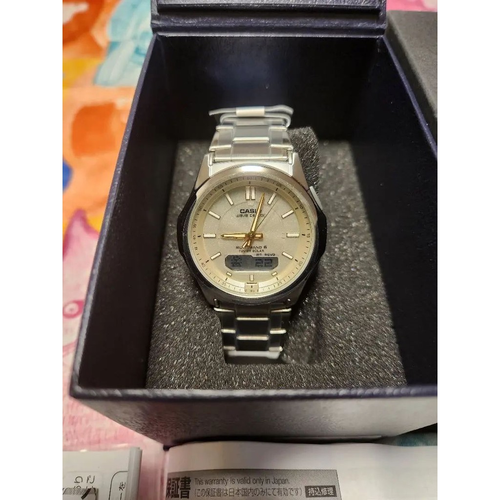 近全新 CASIO 手錶 WVA-M630 WAVE CEPTOR 銀 mercari 日本直送 二手 | 蝦皮購物