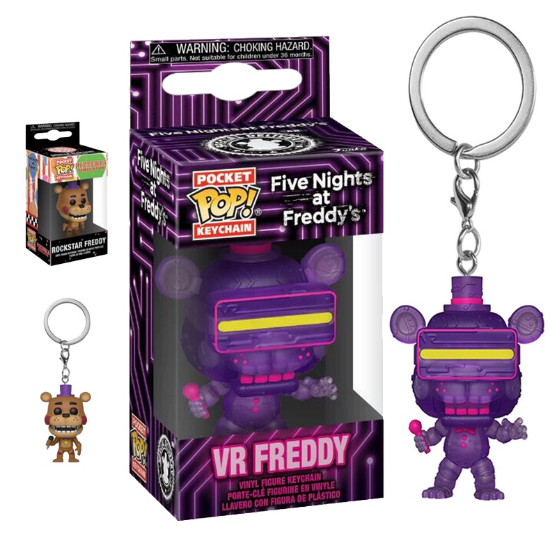 Funko Pop Five Night At Freddys Keychain Fnaf 可動人偶模型玩具系列鑰匙圈 | 蝦皮購物