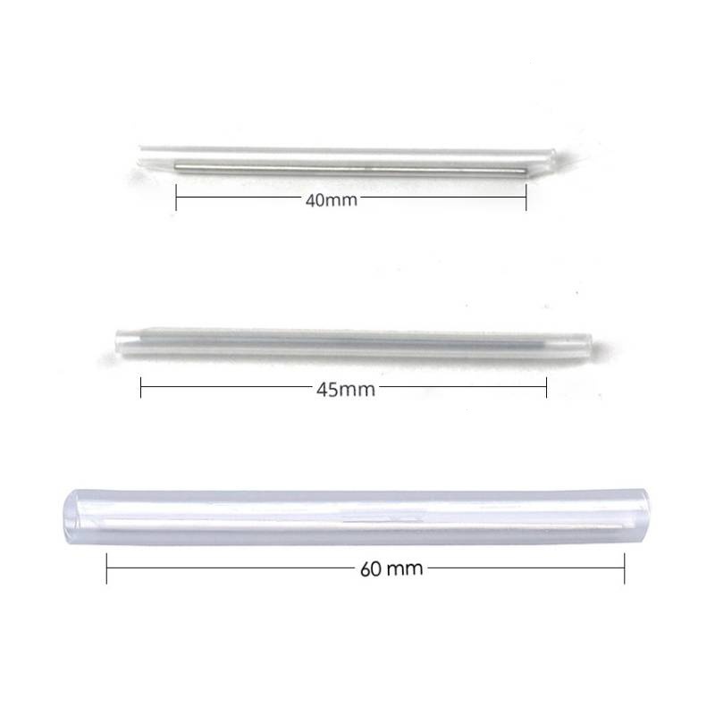 【折扣銷售】1000pcs/lot 40mm 45mm 60mm 光纖熱縮管 熱熔管 裸光纖熔接保護接頭套管 FTTH | 蝦皮購物