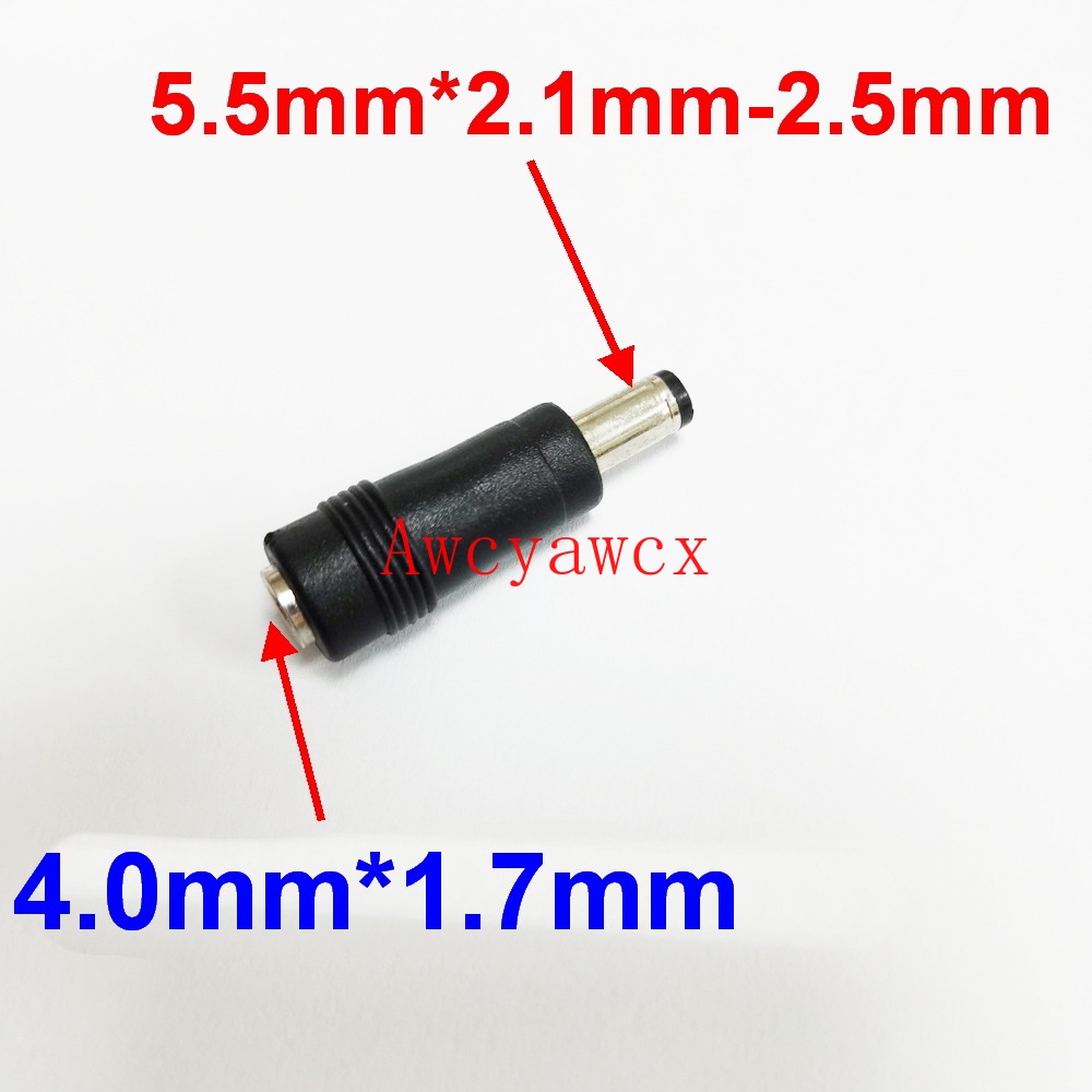 Dc 電源插孔母頭 3.5mm 1.35mm 4.0mm 1.7mm 轉換為公頭 5.5mm 2.1mm 2.5mm 插 | 蝦皮購物