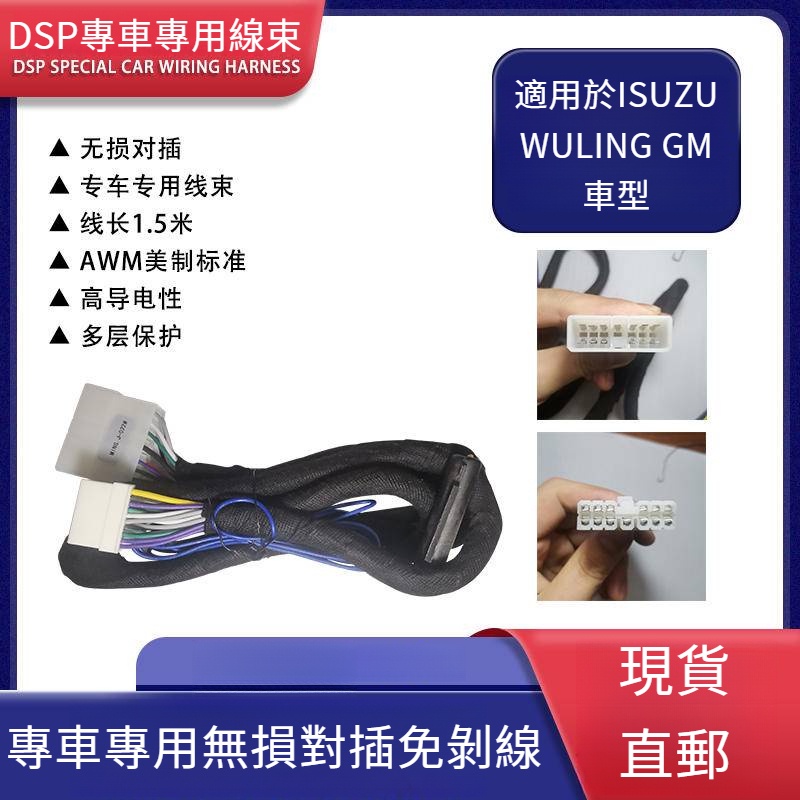 汽車音響改裝DSP功放無損連接器綫束主機導航尾綫適用五菱汽車 GM汽車ISUZU汽車 | 蝦皮購物