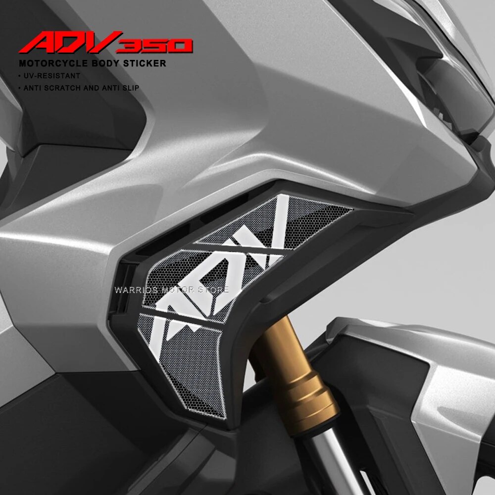 適用於 HONDA ADV 350 ADV350 2022 2023 車身裝飾貼紙 3D滴膠側車頭貼紙 貼花 | 蝦皮購物