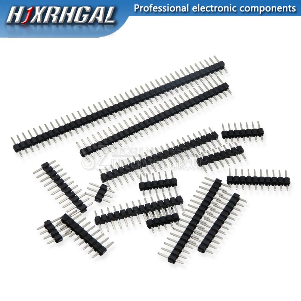 10pcs 2.0MM 單排直公排針 2MM 1X2/3/4/5/6/7/40 PIN 帶狀連接器插座 8p/10p/1 | 蝦皮購物