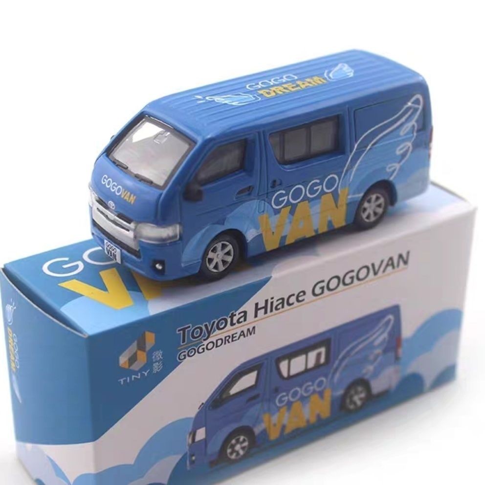 香港微影 TINY GOGOVAN 豐田 TOYOTA 海獅快遞車HIACE GOGODREAM絕版模型 | 蝦皮購物
