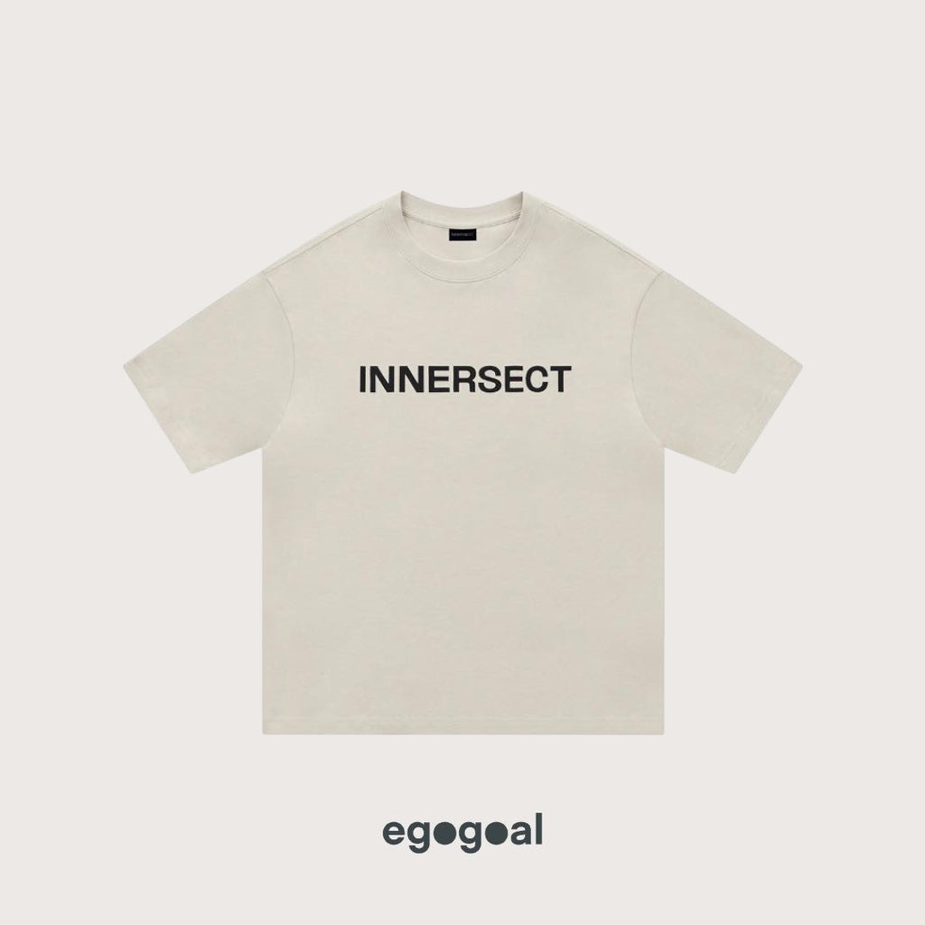 【EGOGOAL】Innersect 上海展覽限定-Essentials設計師聯名TEE (米色) | 蝦皮購物