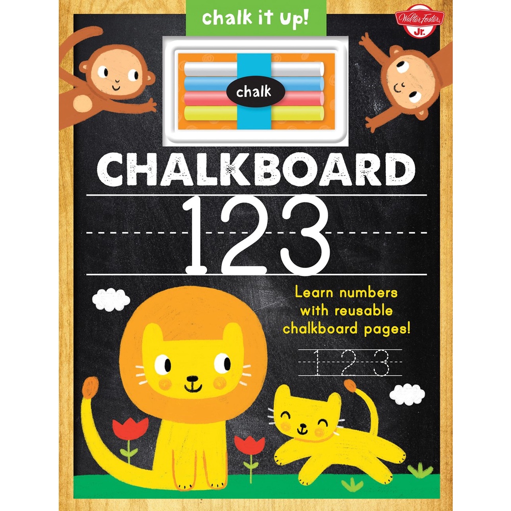 Chalkboard 123 ― Learn Your Numbers With Reusable Chalkboard Pages!(精裝 ...