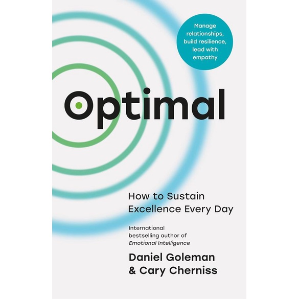 Optimal: How to Sustain Excellence Every Day/Daniel Goleman/ Cary ...