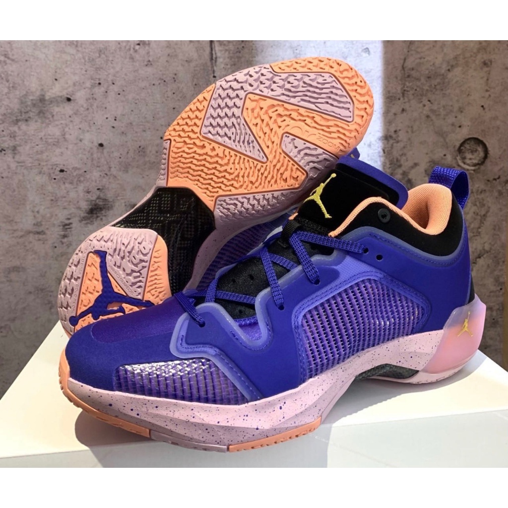 籃球鞋 AJ XXXVII aj 37 low 白紅 AJ37 緩震 防滑 實戰籃球鞋 男女鞋 DQ4123-100 | 蝦皮購物