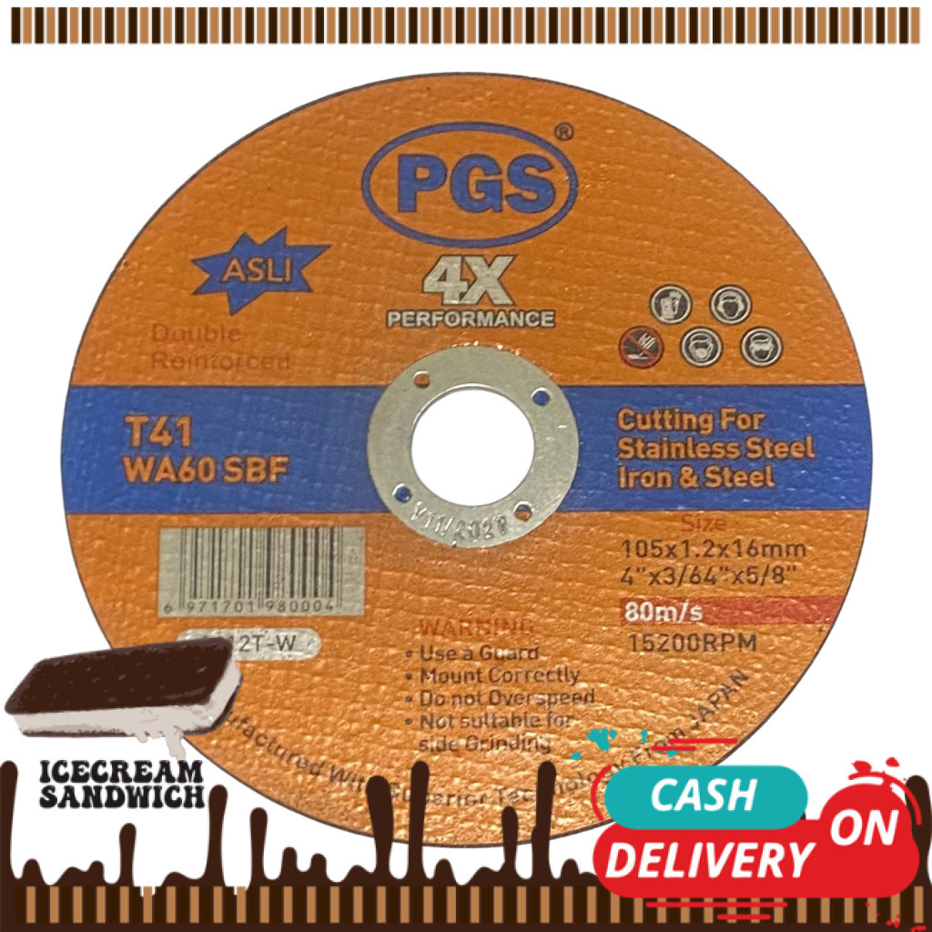Pgs 4 英寸鐵切割磨石切割不銹鋼鐵鋼 | 蝦皮購物