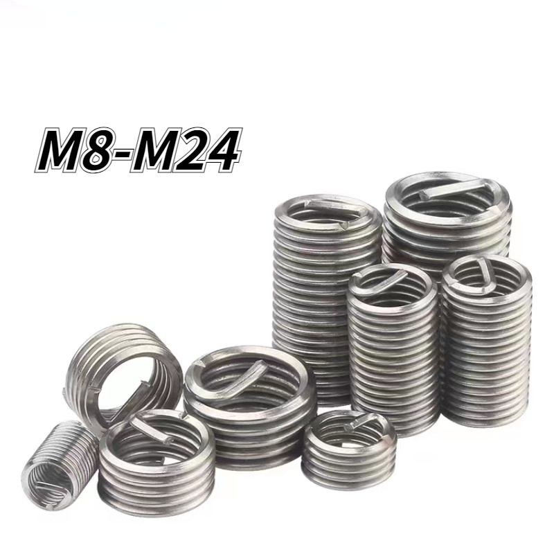 【HNK】 304不鏽鋼螺紋套螺絲套 M8-M24 螺紋保護套 鋼絲螺套/鋼套牙套 | 蝦皮購物