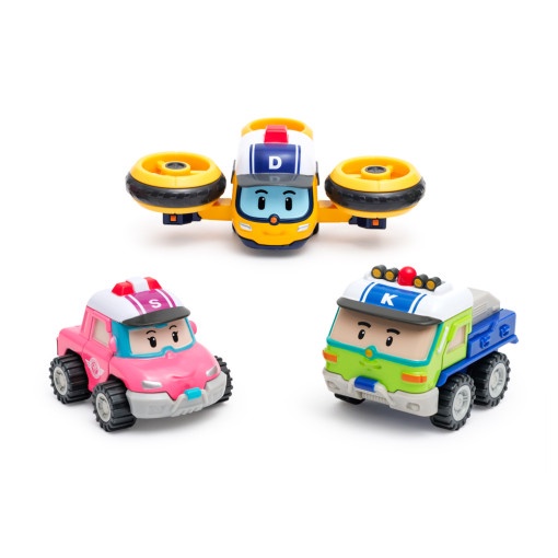 ROBOCAR POLI Die-Cast Sandville Rescue Deluxe Pack 救援豪華包 | 蝦皮購物