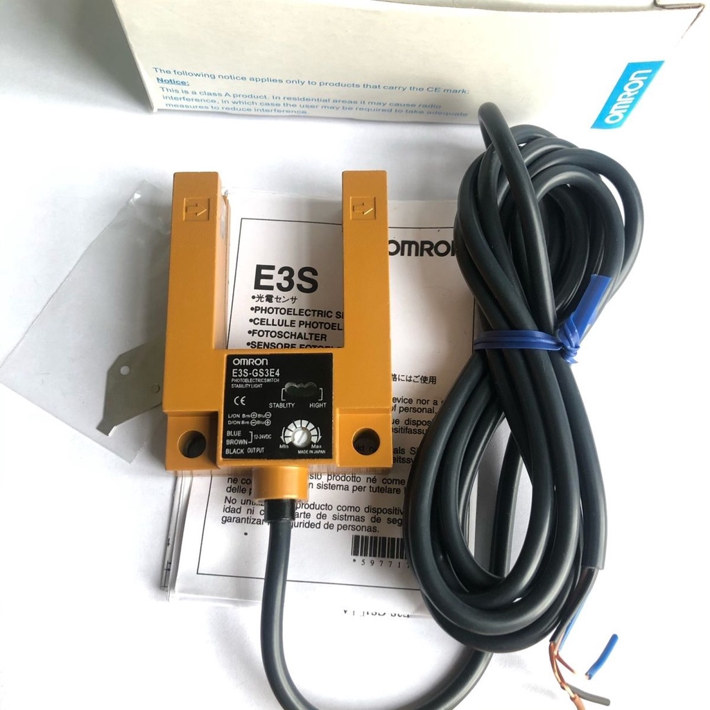 Omron歐姆龍電梯平層感應器E3S-GS3E4 GS3B4 金屬殼U槽型光電開關 | 蝦皮購物