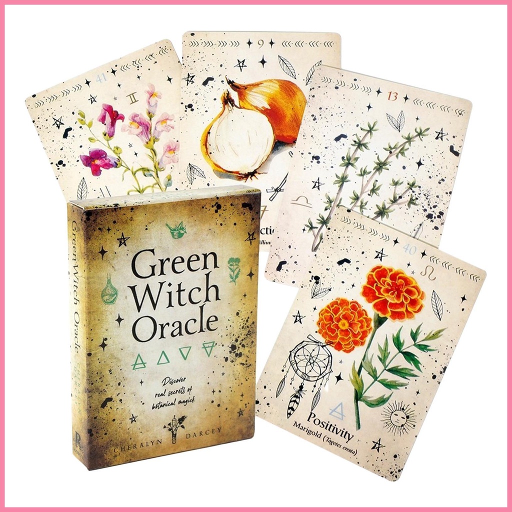 Green Witch Oracle Cards 格林女巫塔羅牌Tarot Decks 英語 naitw | 蝦皮購物