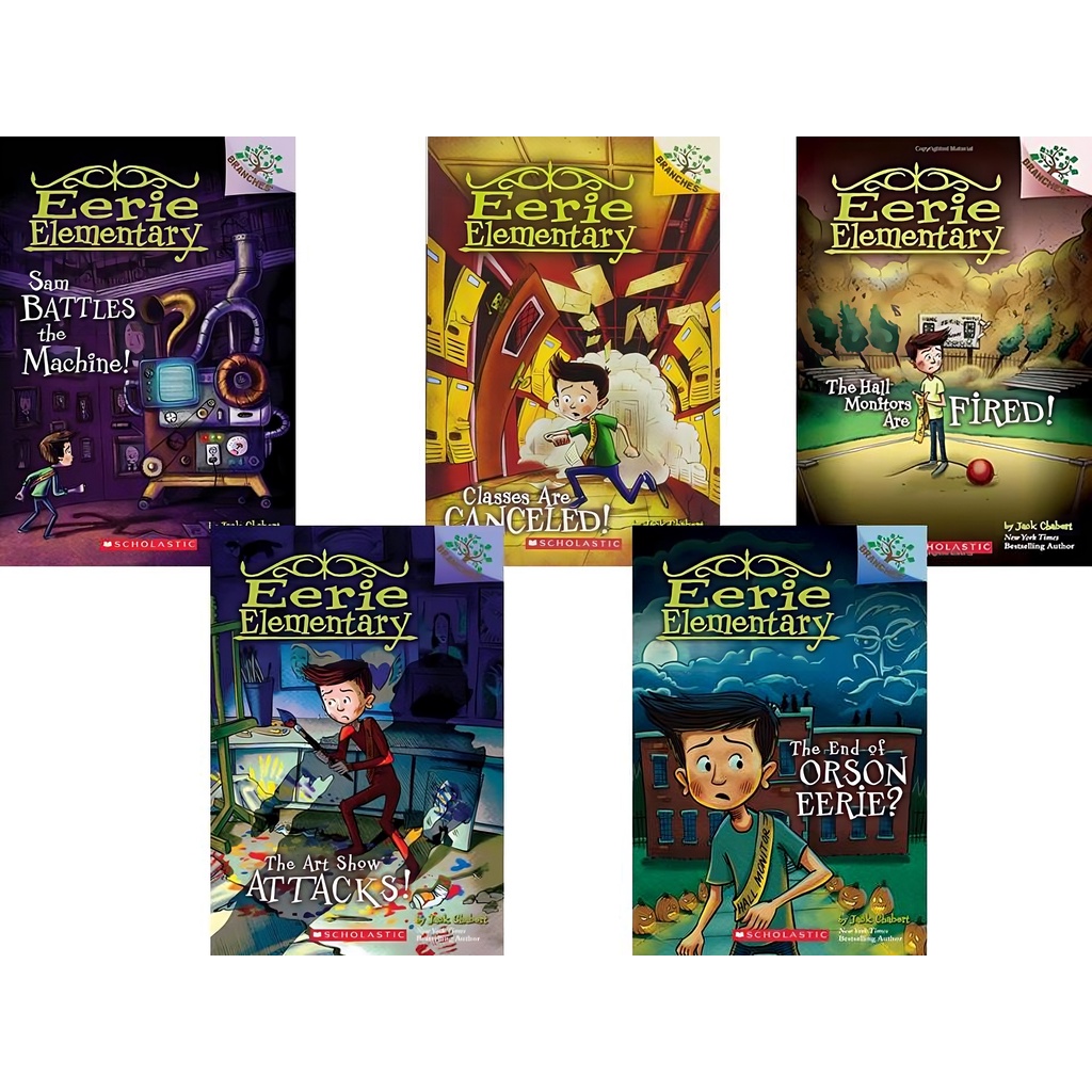 Eerie Elementary #6-10 戴逸群老師推薦 (共5本平裝本)/Jack Chabert Eerie Elementary ...
