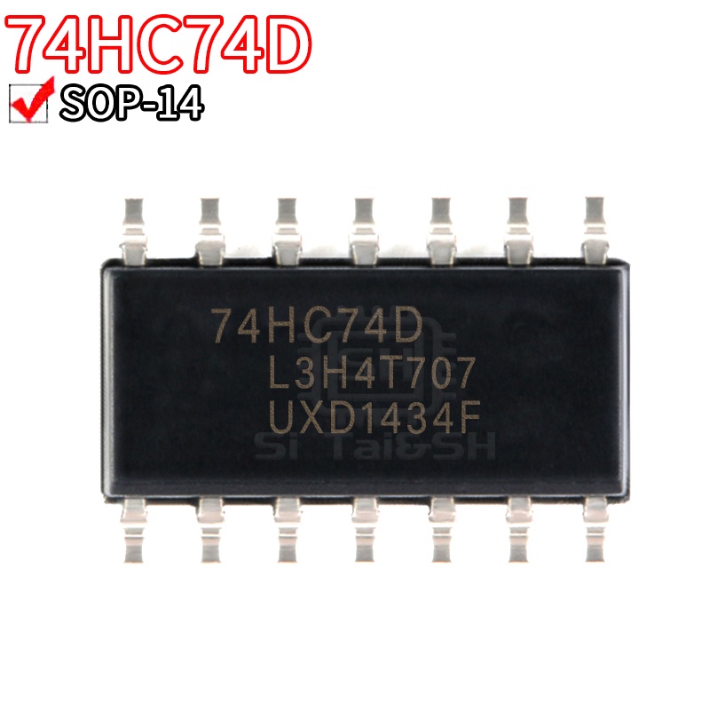 10PCS 74HC74D 穩固狀態觸發 74HC74 貼片 SOP14 | 蝦皮購物
