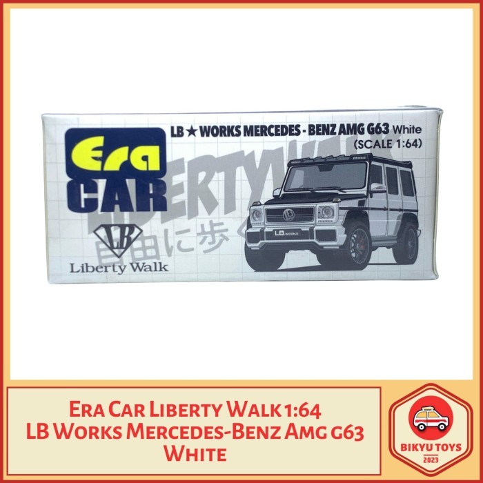 Era Car Liberty Walk 1:64 LB Works 梅賽德斯-奔馳 Amg g63 白色時代 | 蝦皮購物