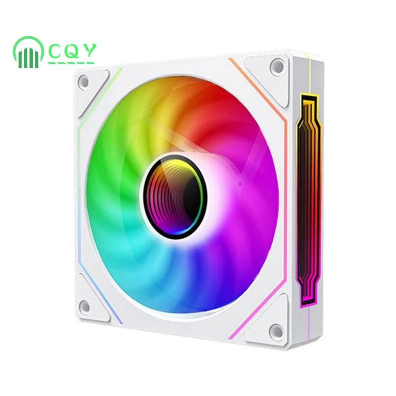 電腦機箱風扇 ARGB 散熱風扇 12CM 5V 3Pin PWM 靜音散熱風扇 800-1600RPM 適用於 PC | 蝦皮購物