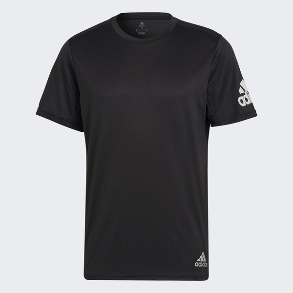 Adidas Run It Tee M HB7470 男 短袖上衣 T恤 亞洲版 運動 慢跑 反光 吸濕 排汗 黑 | 蝦皮購物