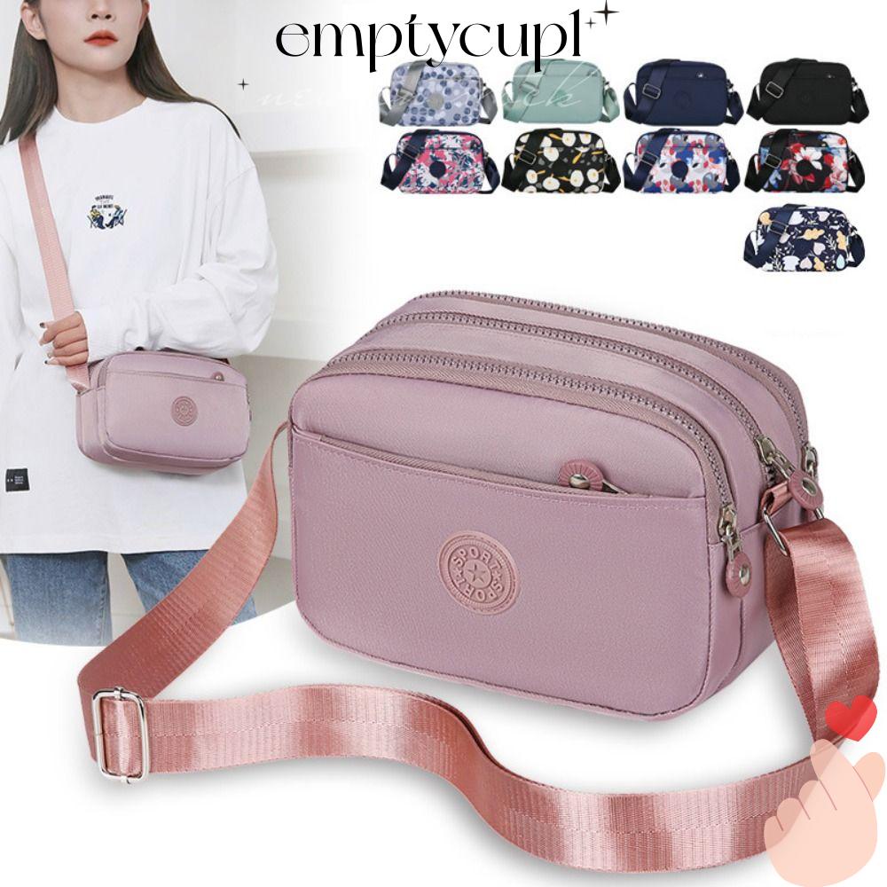 EMPTYCUP單肩包,休閒大容量斜挎包,時尚手提袋防水腋下包手機袋婦女 | 蝦皮購物