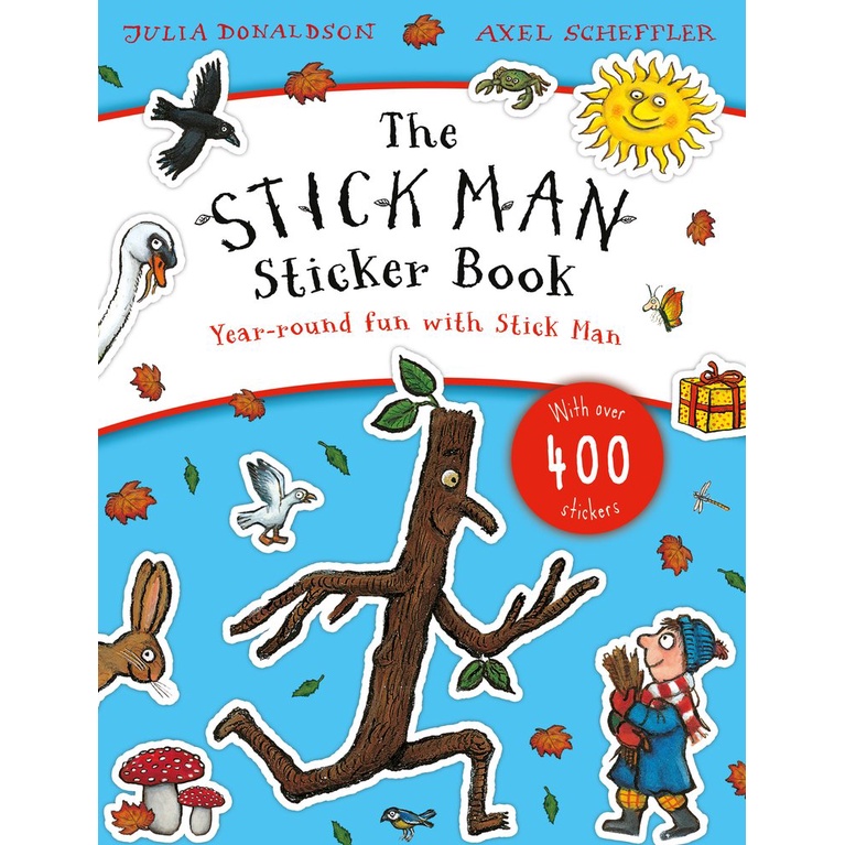 Stick Man Sticker Book/Julia Donaldson【禮筑外文書店】 | 蝦皮購物