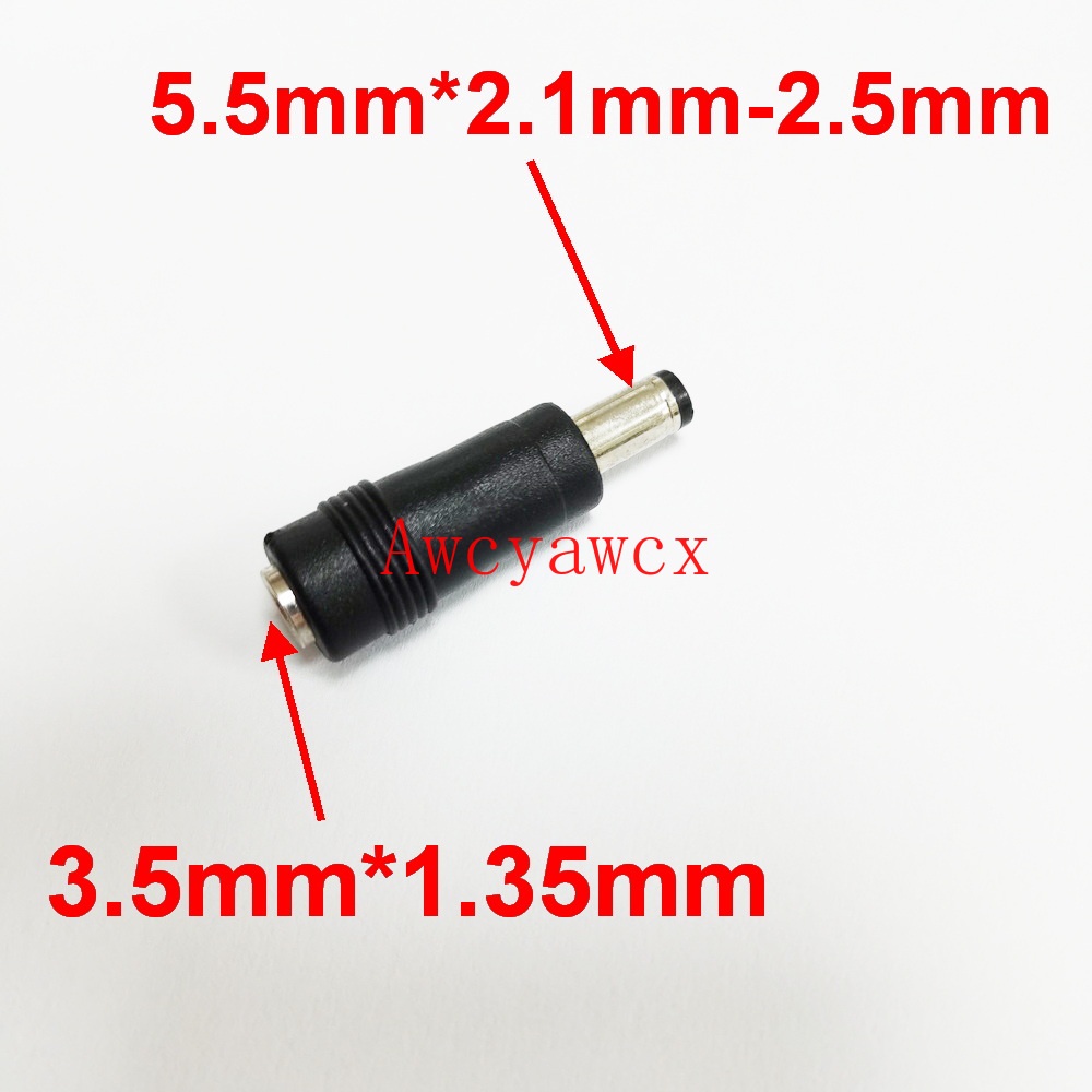 Dc 電源插孔母頭 3.5mm 1.35mm 4.0mm 1.7mm 轉換為公頭 5.5mm 2.1mm 2.5mm 插 | 蝦皮購物