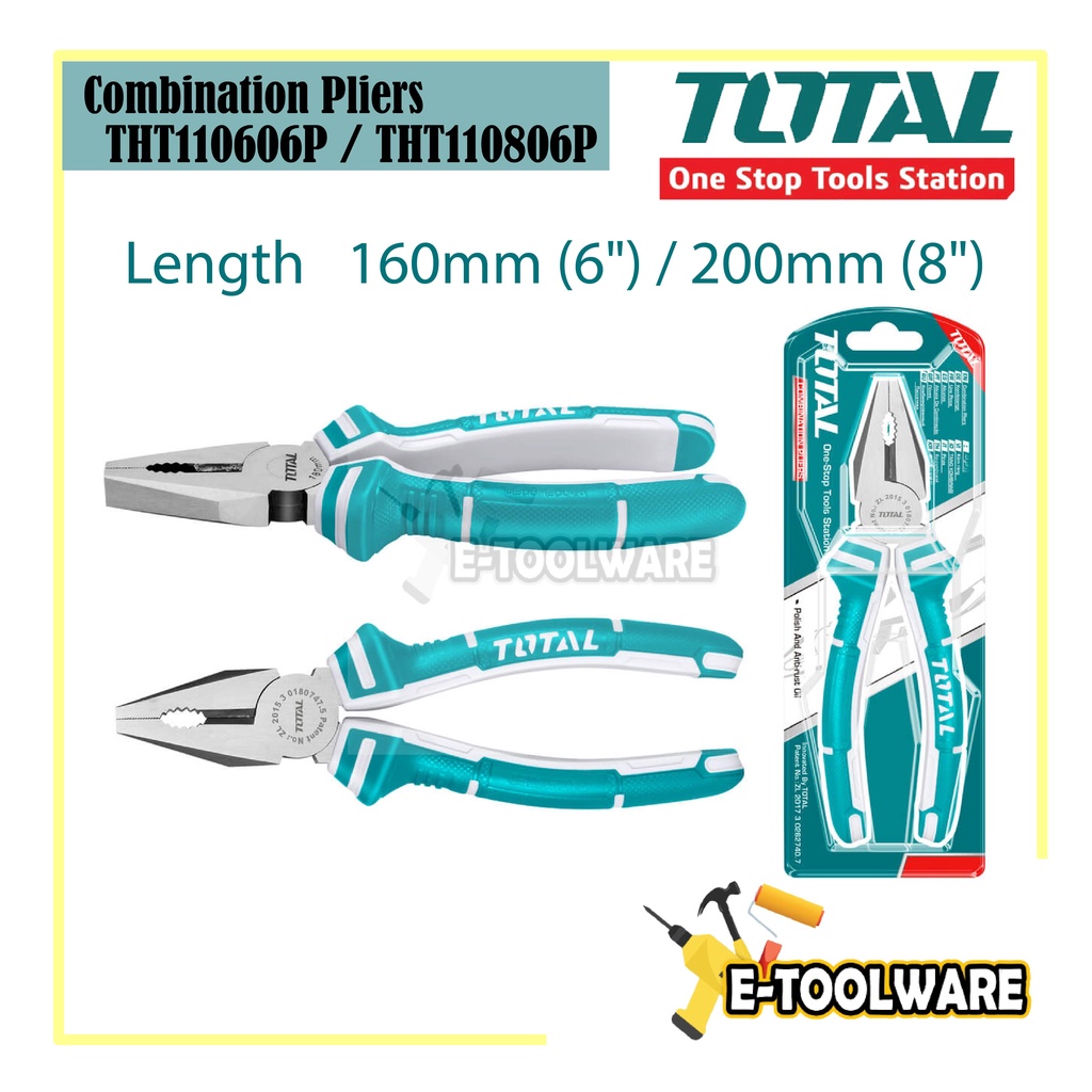 Total 組合鉗花思鉗子 160mm (6") - THT110606P / 200mm (8") - THT1108 | 蝦皮購物