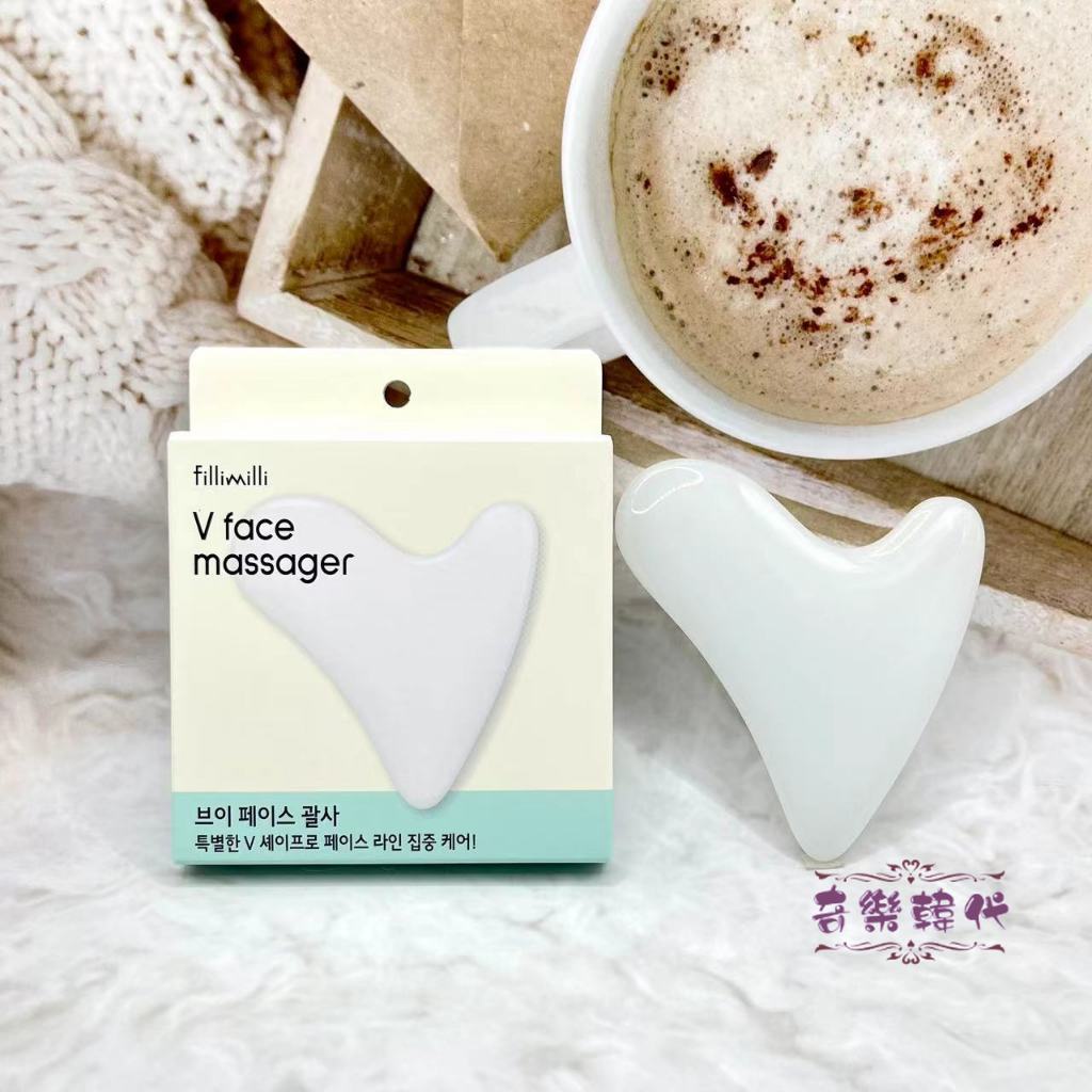 現貨 韓國 fillimilli v face massager V臉神器 刮痧板 臉部按摩 | 蝦皮購物