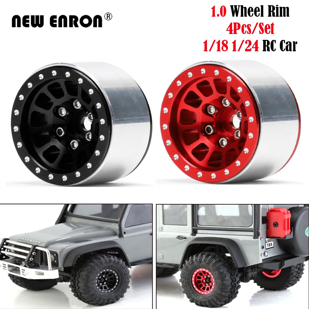 4個1.0英寸鋁合金胎圈輪輞橡膠輪胎1/24 Axial SCX24 90081 C10 AXI00001 | 蝦皮購物