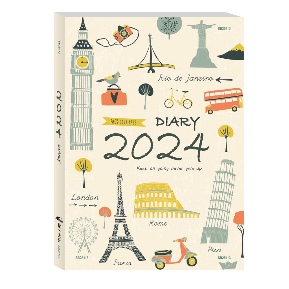 2024年彩色工商日誌(25K)[88折]11101019168 TAAZE讀冊生活網路書店 | 蝦皮購物