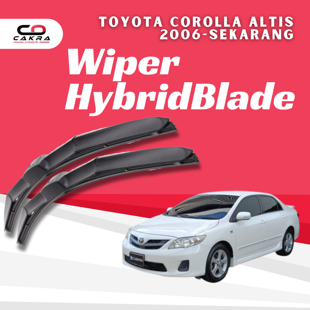 豐田 Toyota Corolla Altis Hybrid Wiper 2006 Now Frameless 1套橡膠 | 蝦皮購物