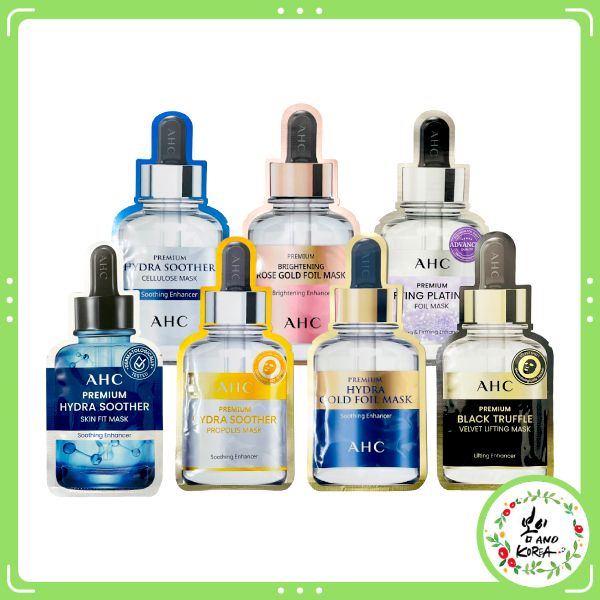 【BM】韓國 AHC面膜 安瓶精華天絲纖維面膜 新版第三代 高濃度B5 微導壓力面膜 保濕 補水面膜 | 蝦皮購物