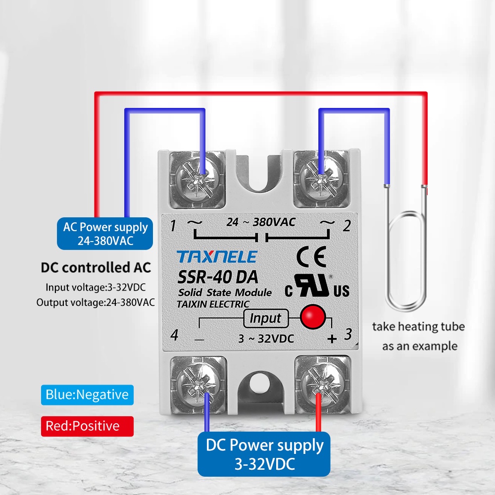 單相固態繼電器 SSR-40DA SSR-25DA SSR-10DA DC 轉 AC 3-32VDC 輸入 24-380 | 蝦皮購物