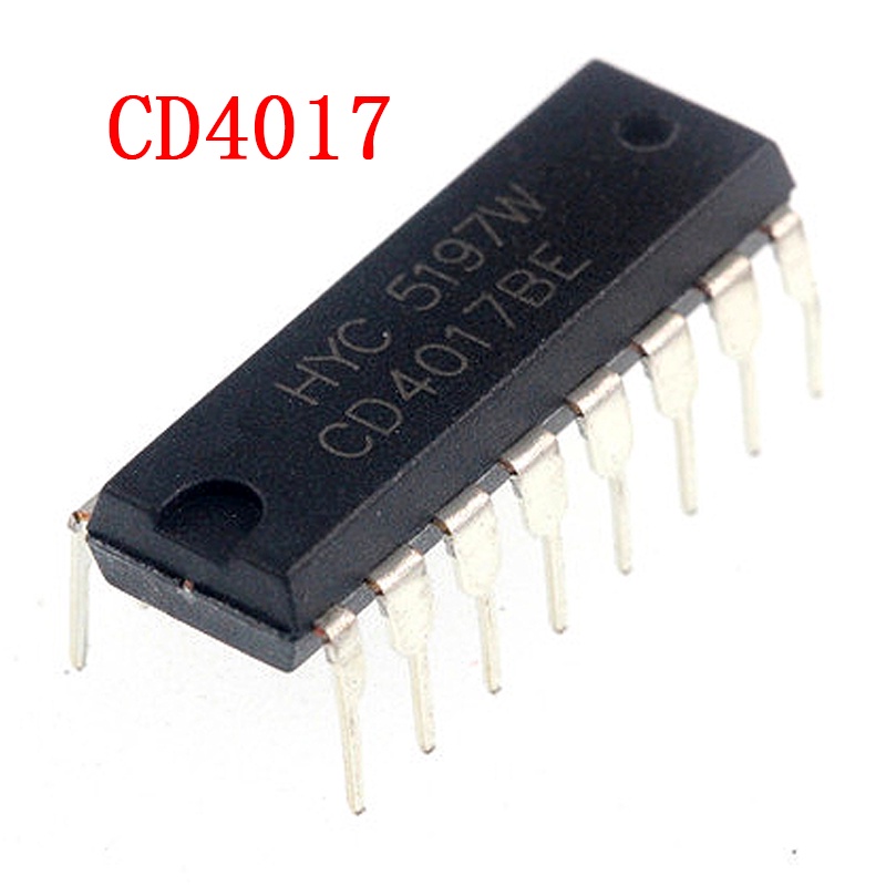 10pcs/lot CD4017 CD4017B CD4017BE 4017 裝飾計數器分頻器IC 全新原裝IC | 蝦皮購物