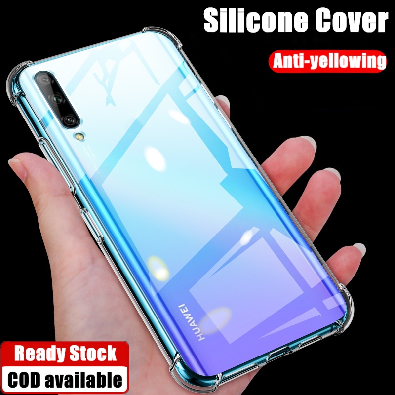 【水晶透明】適用於華為 Honor 9X Pro HLK-L41 L42 軟橡膠凝膠果凍盒透明軍用級防刮後蓋皮膚 | 蝦皮購物