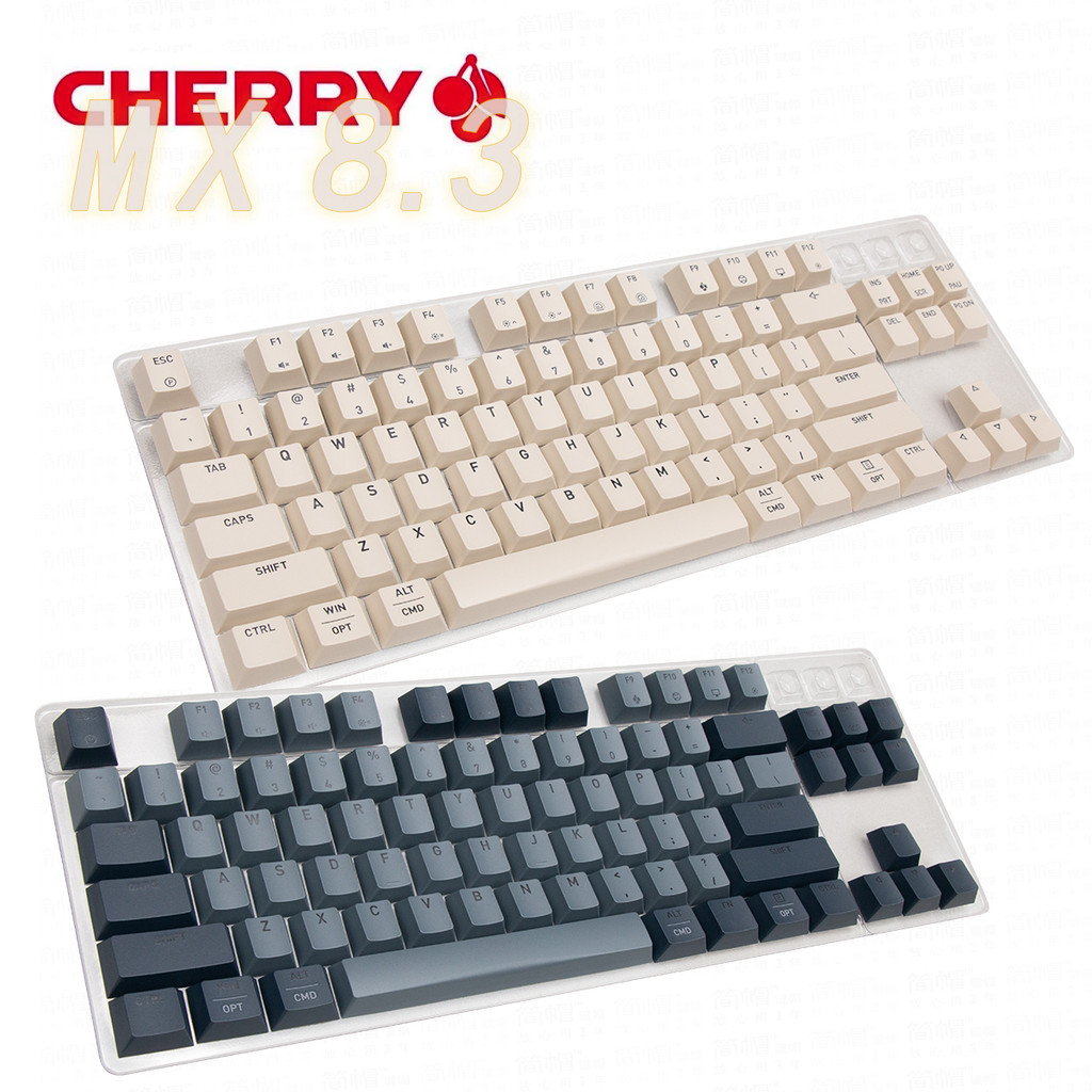 【括天】Cherry櫻桃MX8.3鍵帽原裝 單一顆PBT透光機械鍵盤帽米色/灰黑 | 蝦皮購物