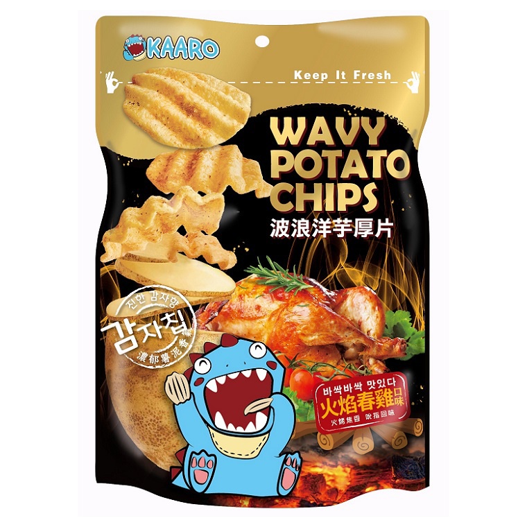 Kaaro 厚切波浪洋芋片 130g/包(春雞味)[大買家] | 蝦皮購物