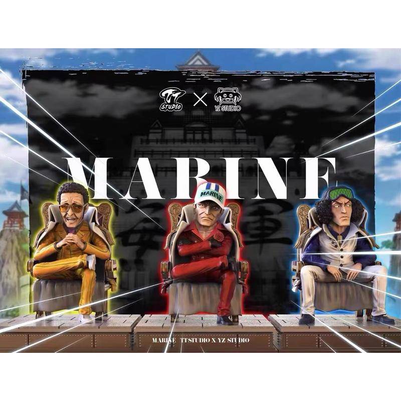 【心動GK】yz 工作室 海軍三大將 海賊王 赤犬 青雉 黃猿 限量gk 公仔手辦 | 蝦皮購物